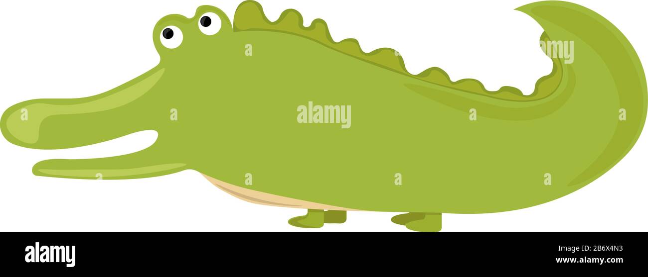 Green crocodile logo Stock Vector Images - Alamy