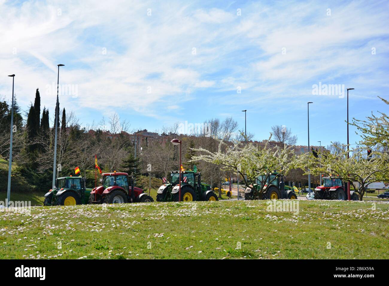 Spring tractors hi-res stock photography and images - Alamy