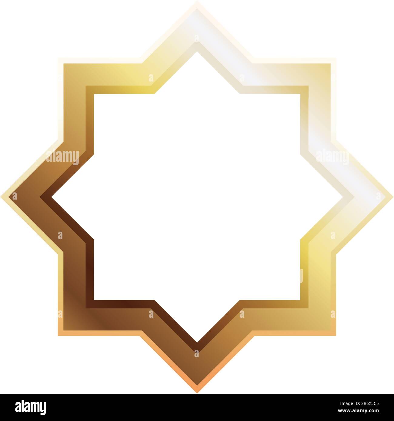Eid mubarak golden star symbol Stock Vector Image & Art - Alamy