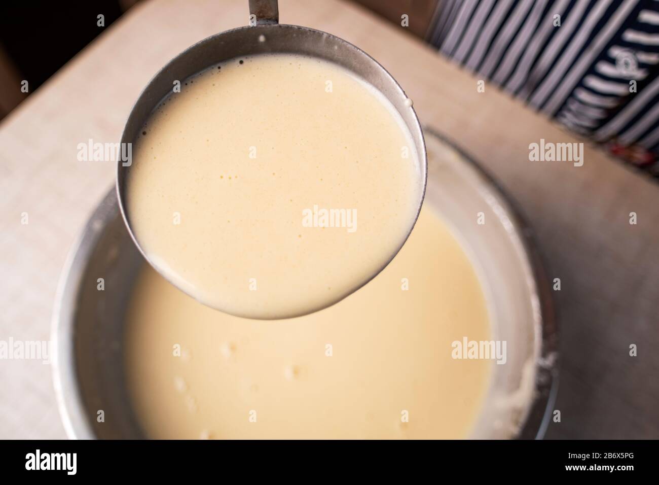 Ladle Egg High Resolution Stock Photography and Images - Alamy