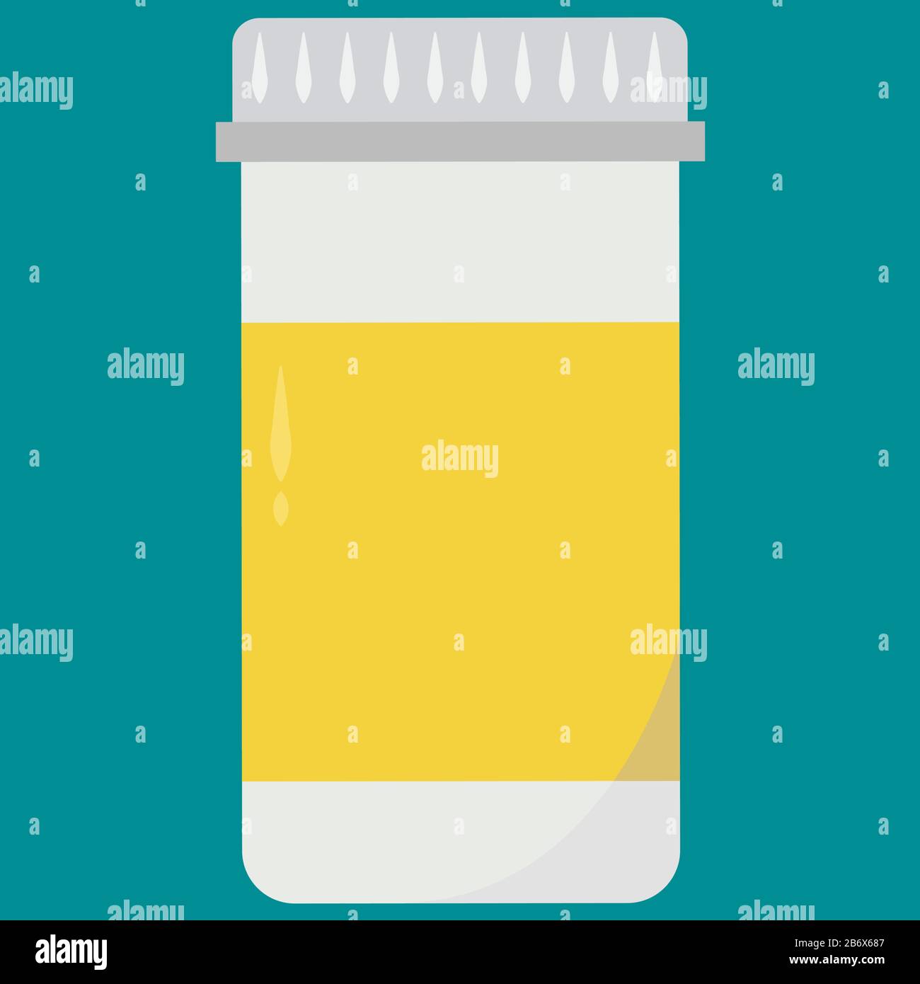 Medicine bottle, illustration, vector on white background Stock Vector ...