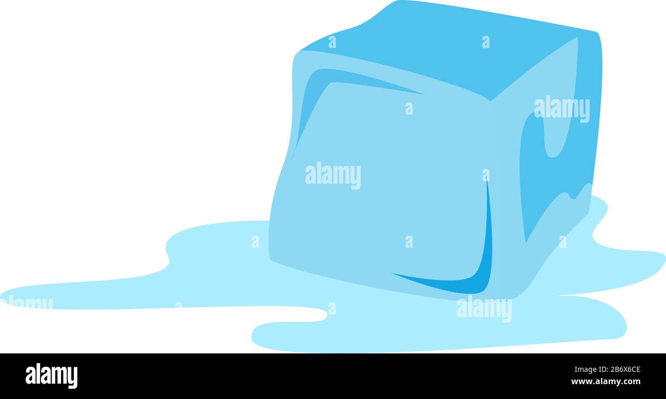 Transparent ice block on Stock Vector Images - Alamy