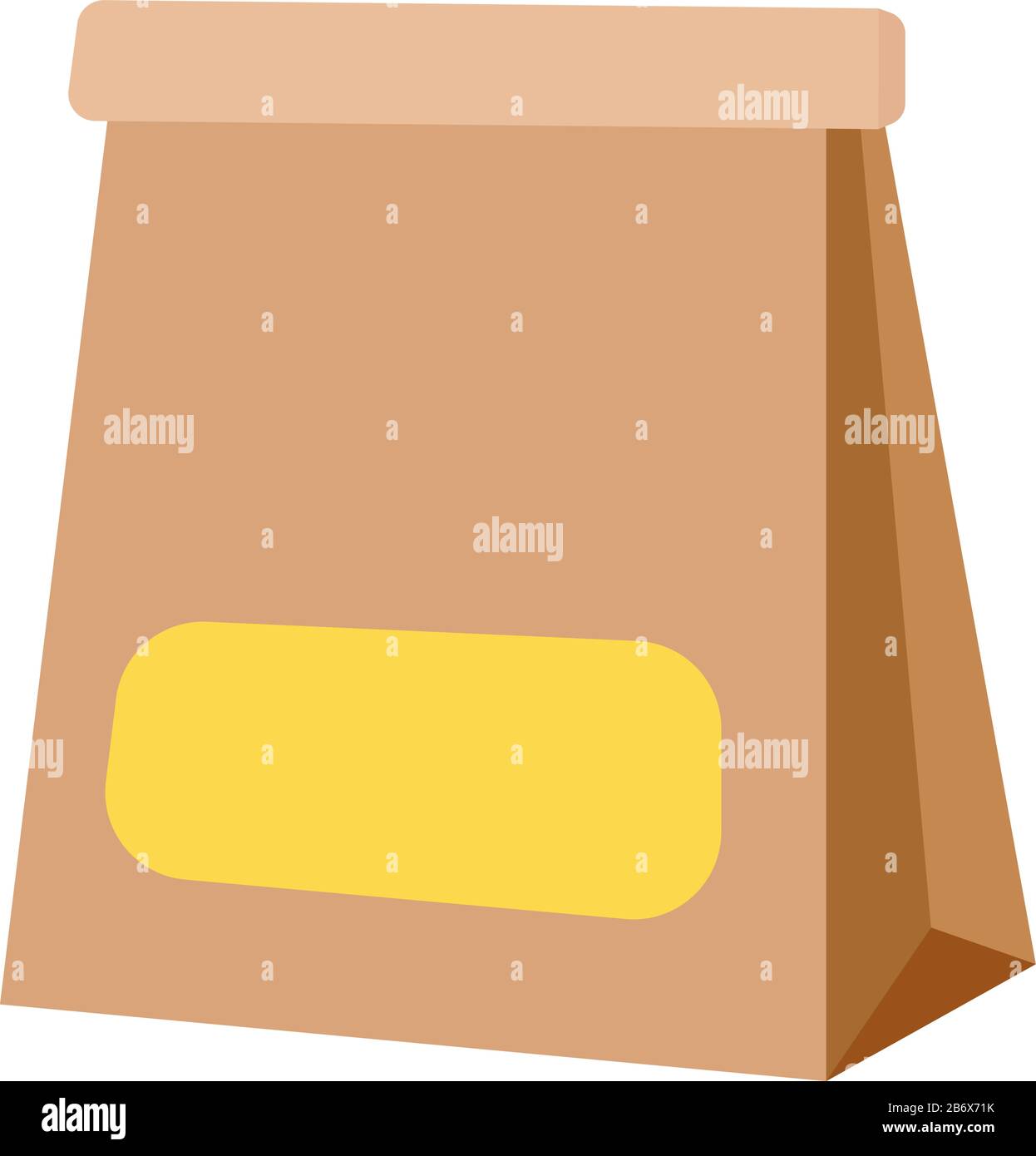 Paper pocket, illustration, vector on white background Stock Vector ...