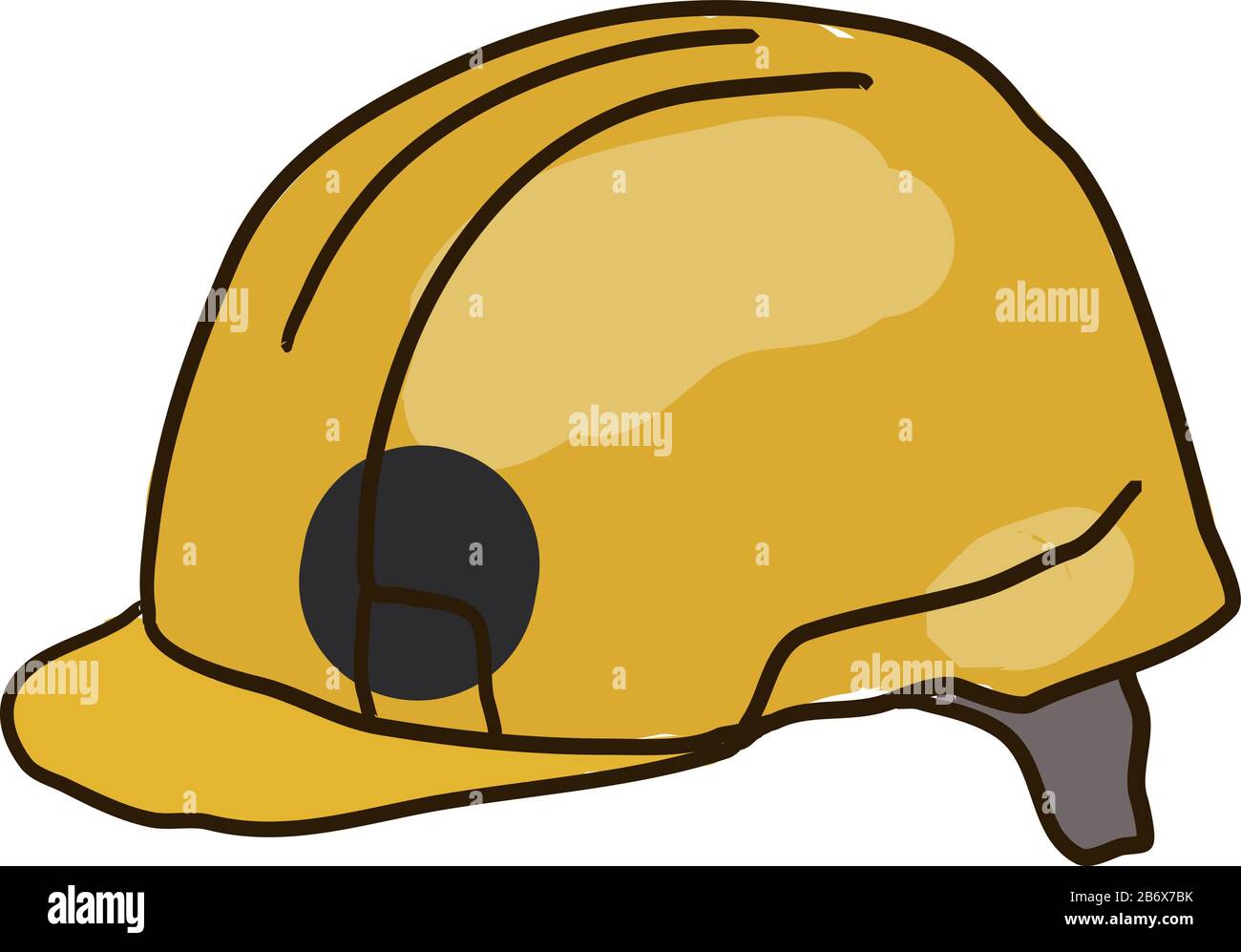 White hard hat Stock Vector Images - Alamy