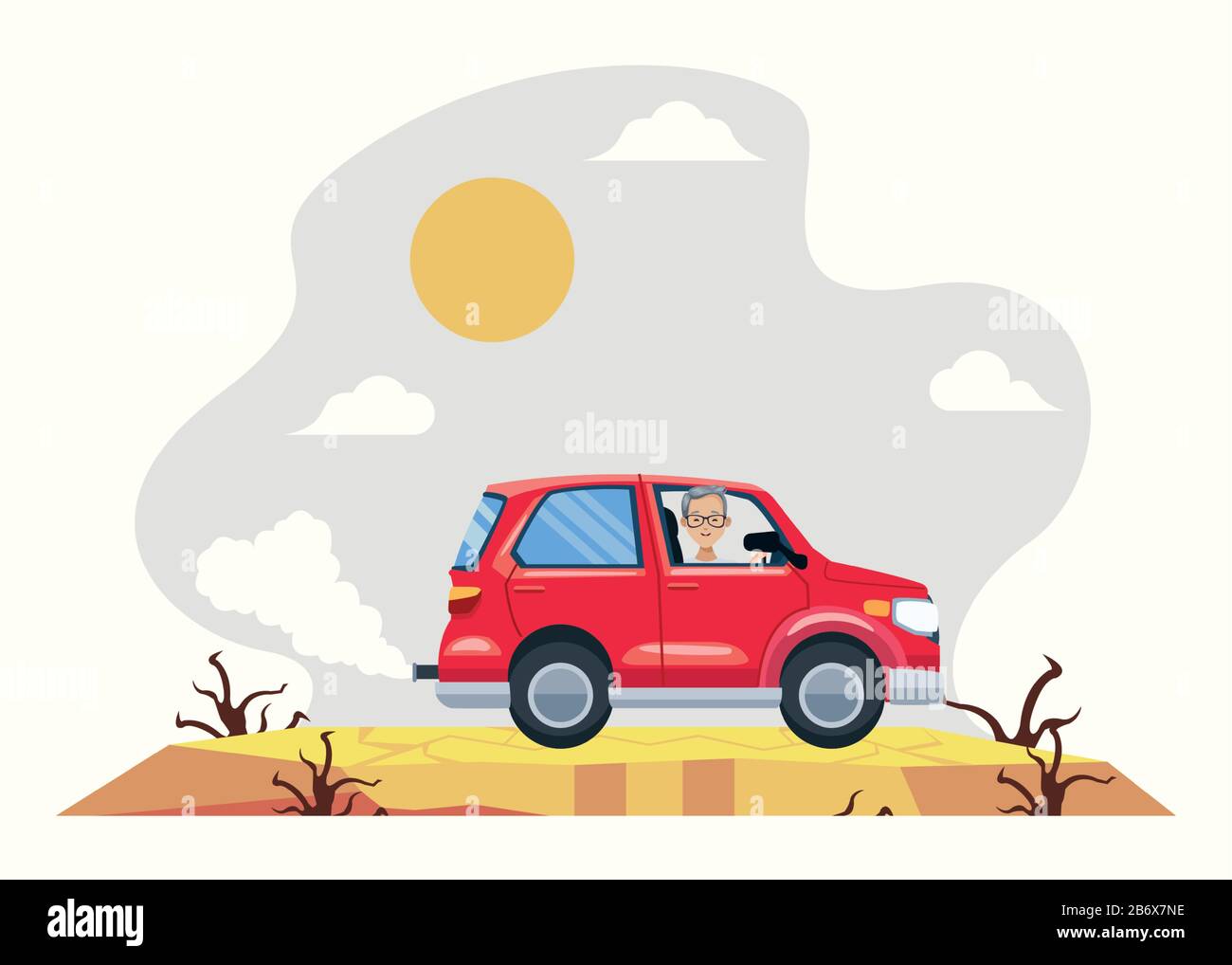 man driving car avatar character Stock Vector Image & Art - Alamy