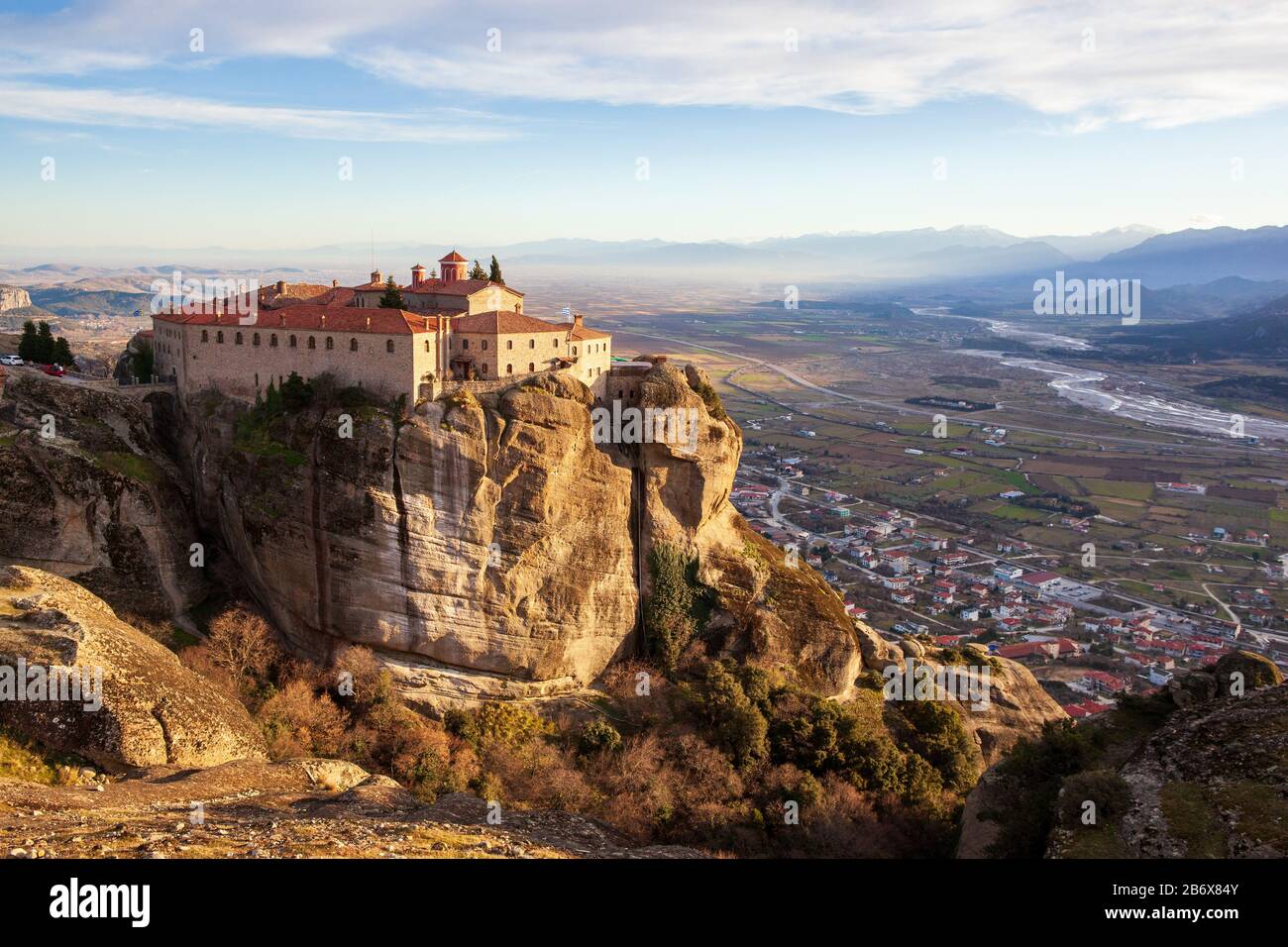 The Meteora is famous Greece othodox monasteries. There are six ...
