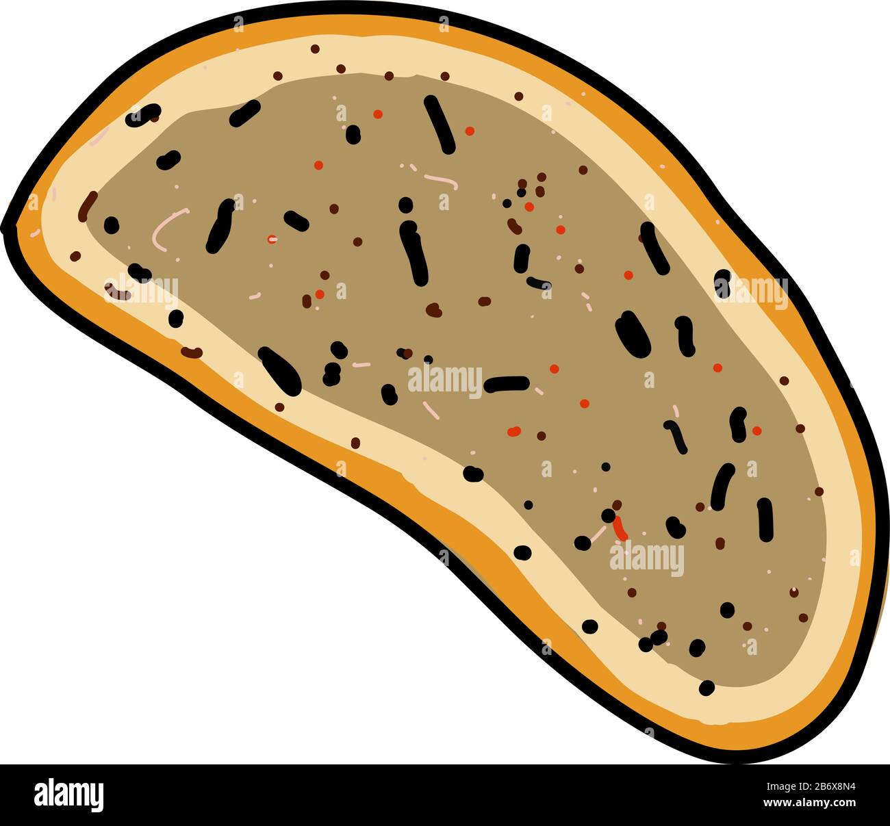 Rye bread Stock Vector Images - Alamy