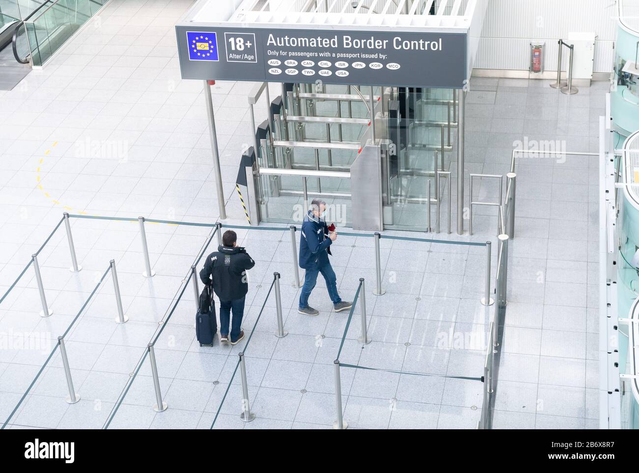 Border control airport germany hi-res stock photography and images - Alamy