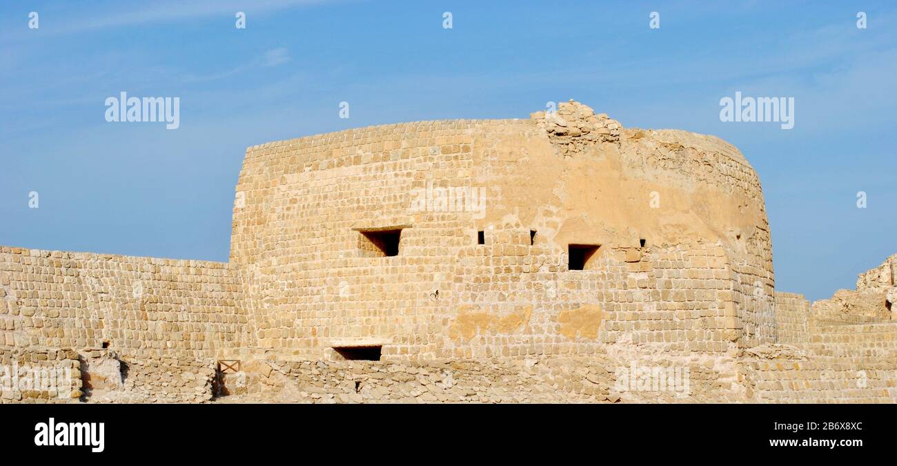 Bahrain National Fort view at Sunny day Stock Photo - Alamy