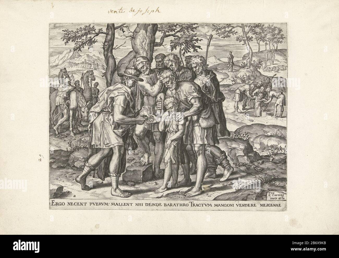 Jozef door zijn broers verkocht Geschiedenis van Jozef (serietitel ...