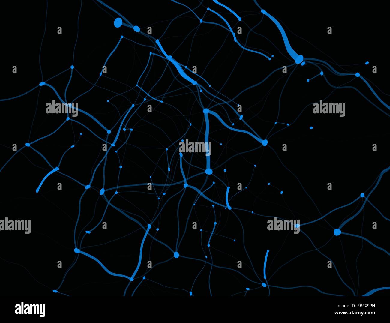 Trendy line art advertising with abstract lines on dark background for ...
