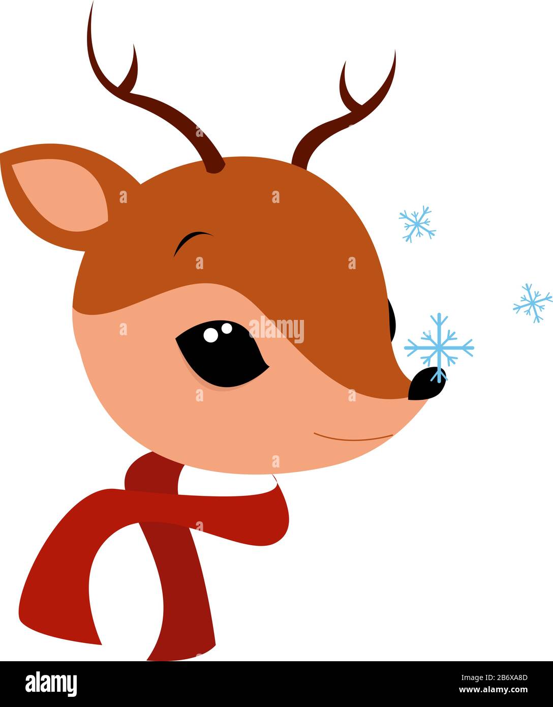 Snowflake christmas illustration Stock Vector Images - Alamy