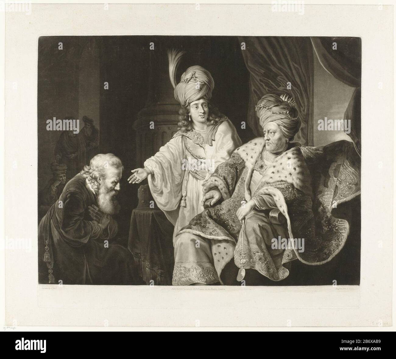 Jozef, stelt Pharao zijn vader voor Joseph, Pharaoh represents his ...