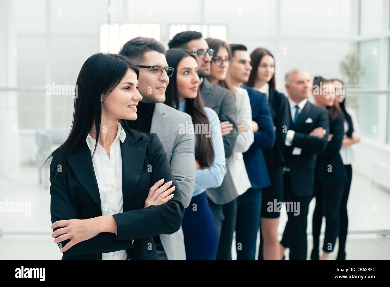 group of diverse business people standing togethe Stock Photo - Alamy