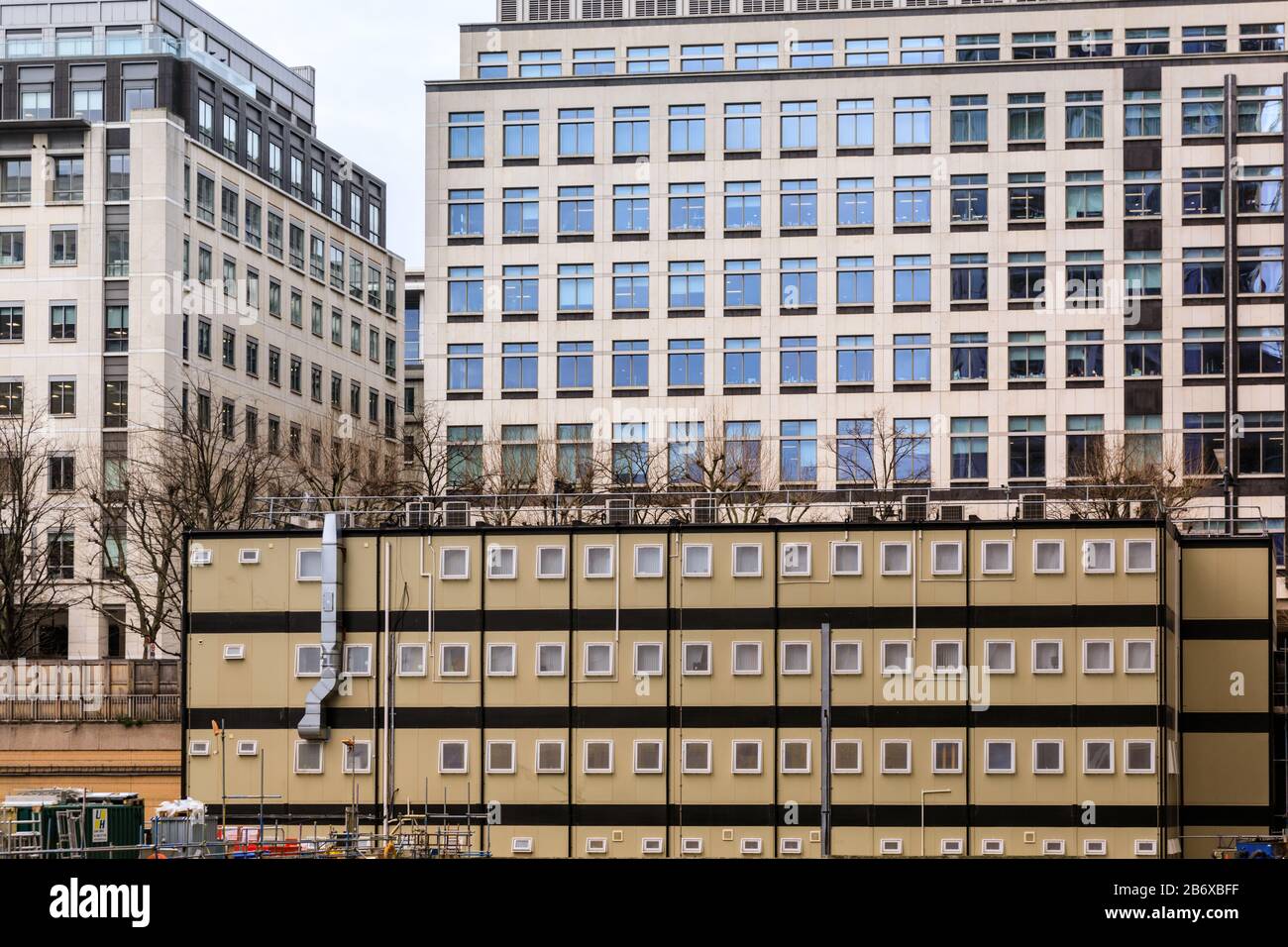 Temporary office buildings hi-res stock photography and images - Alamy