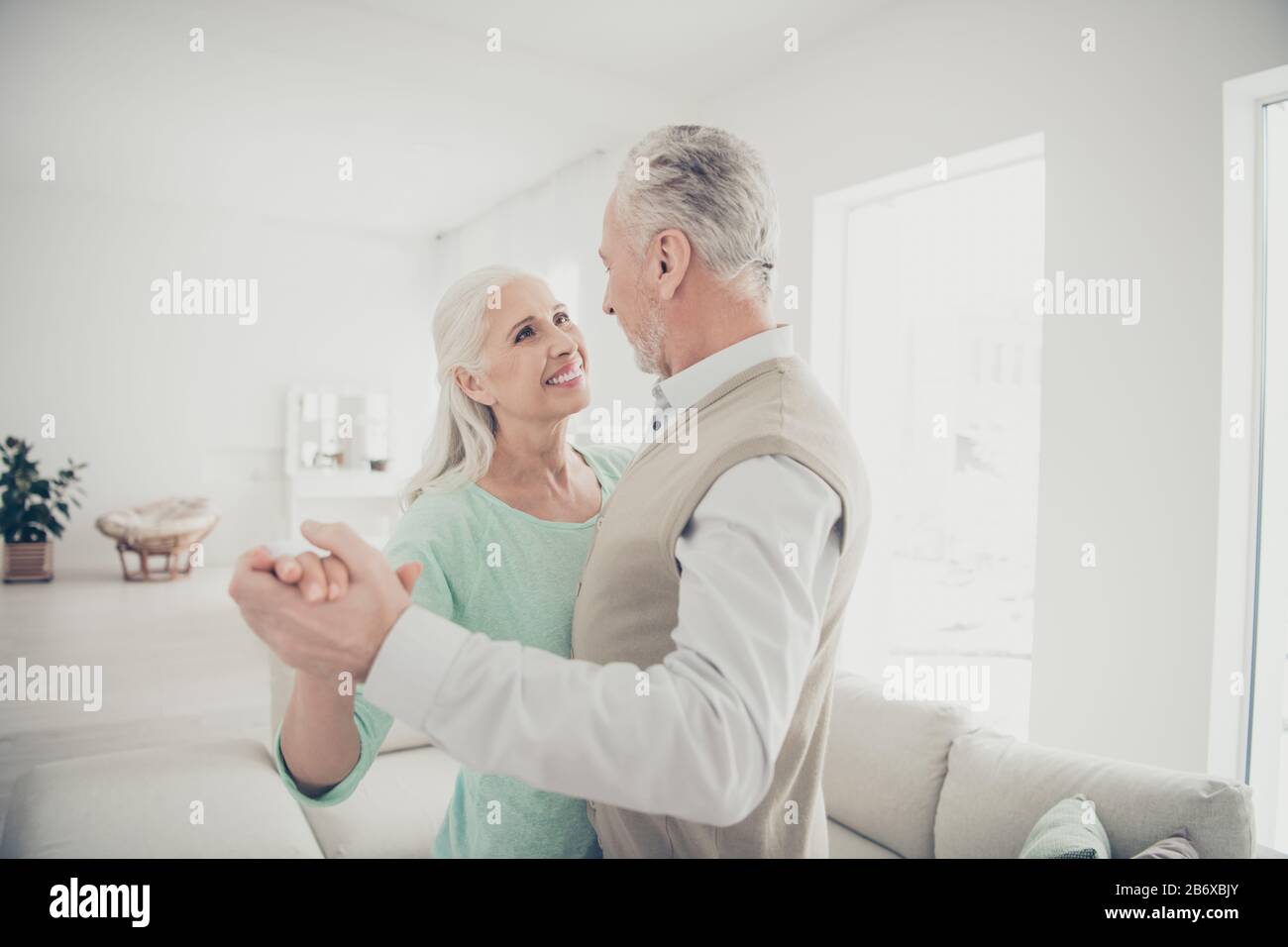 Portrait charming spouses moving hi-res stock photography and images ...