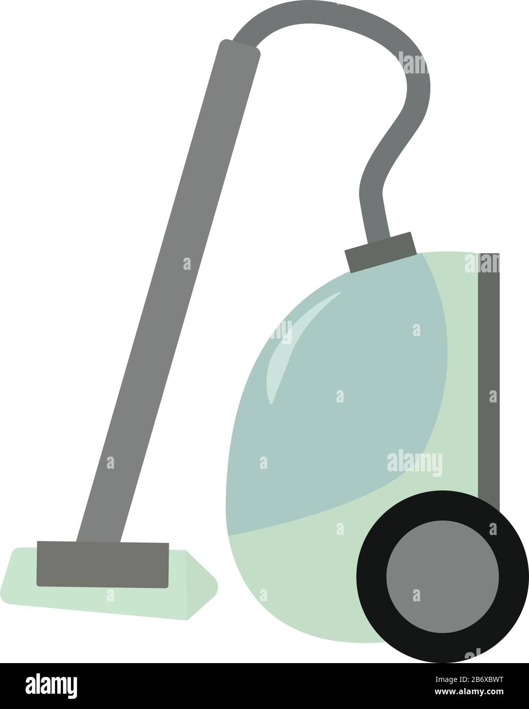 Vacuum cleaner, illustration, vector on white background Stock Vector ...