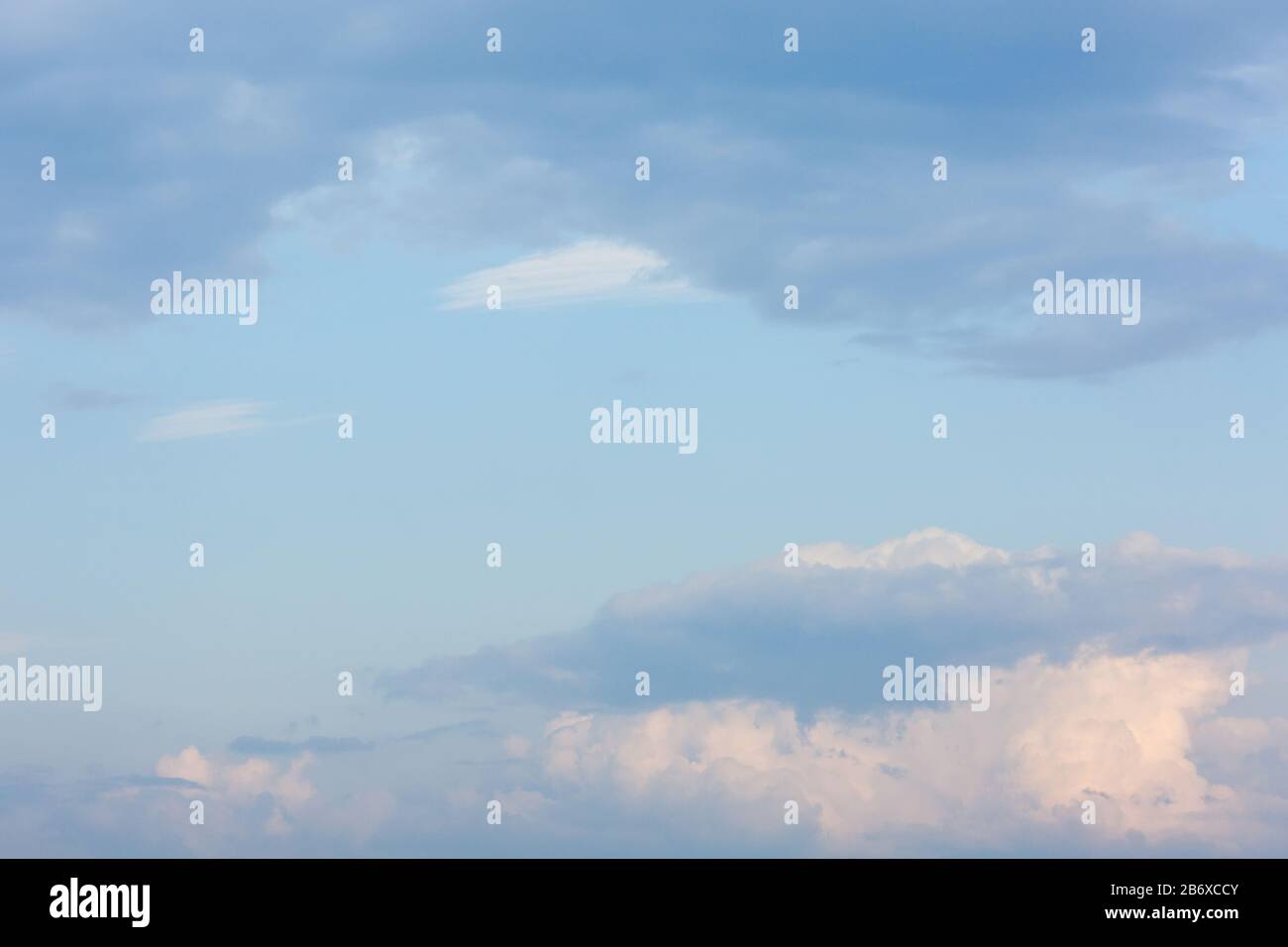 Thick clouds in the sky. Cloudy weather with clouds and clouds Stock ...