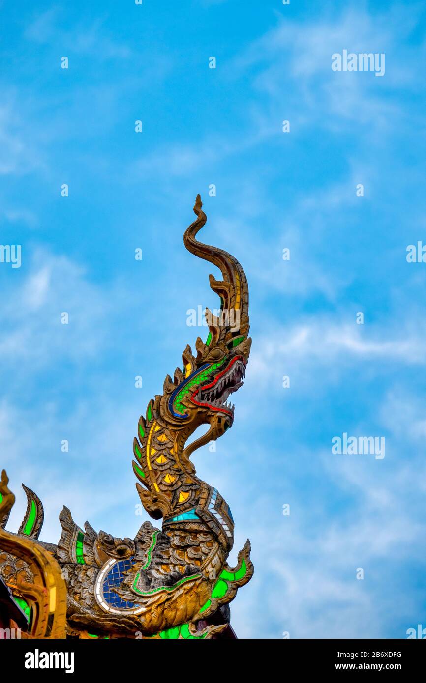 Naga roof temple architecture hi-res stock photography and images - Alamy
