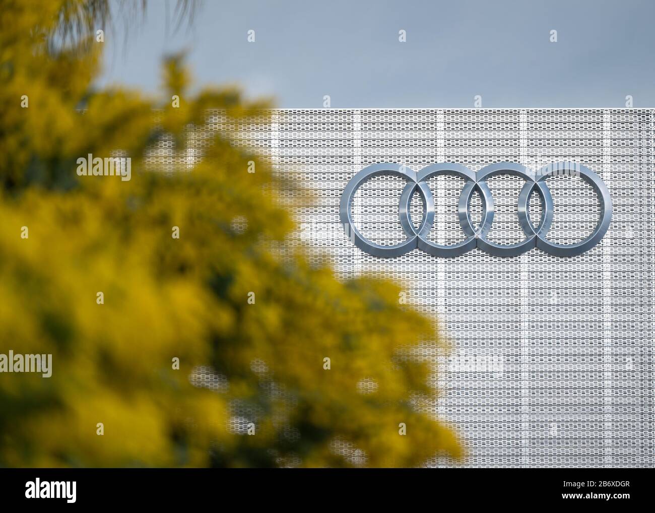 Audi logo hi-res stock photography and images - Alamy