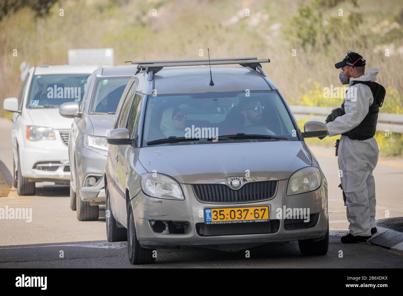 (200312) -- JERUSALEM, March 12, 2020 (Xinhua) -- An Israeli border ...