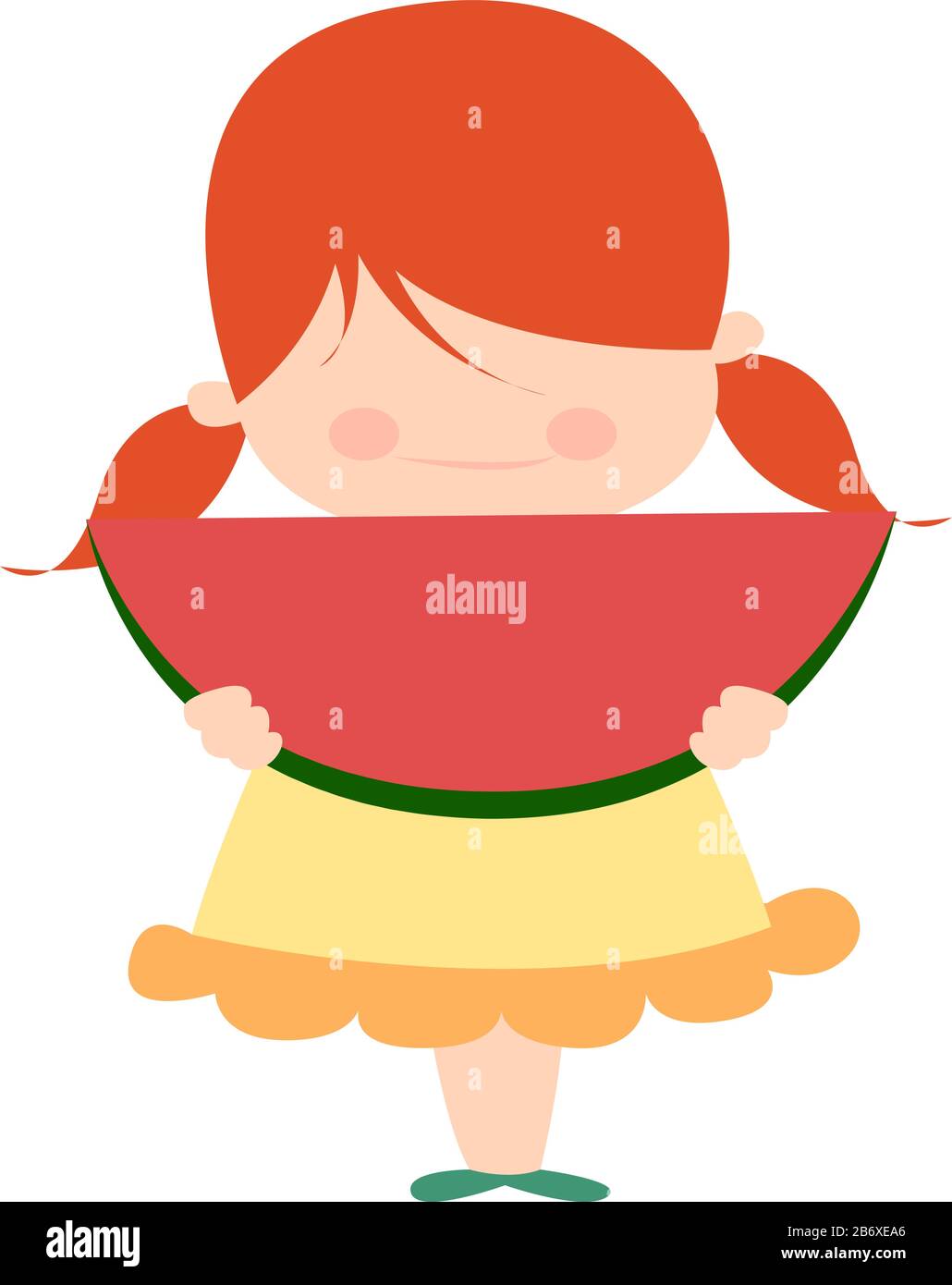 Slice watermelon on black Stock Vector Images - Alamy