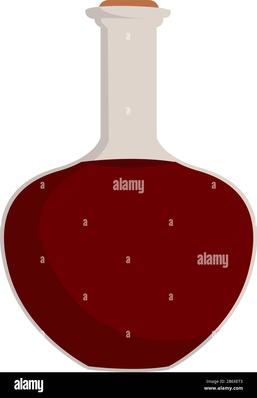 Cognac bottle, illustration, vector on white background Stock Vector Image & Art - Alamy