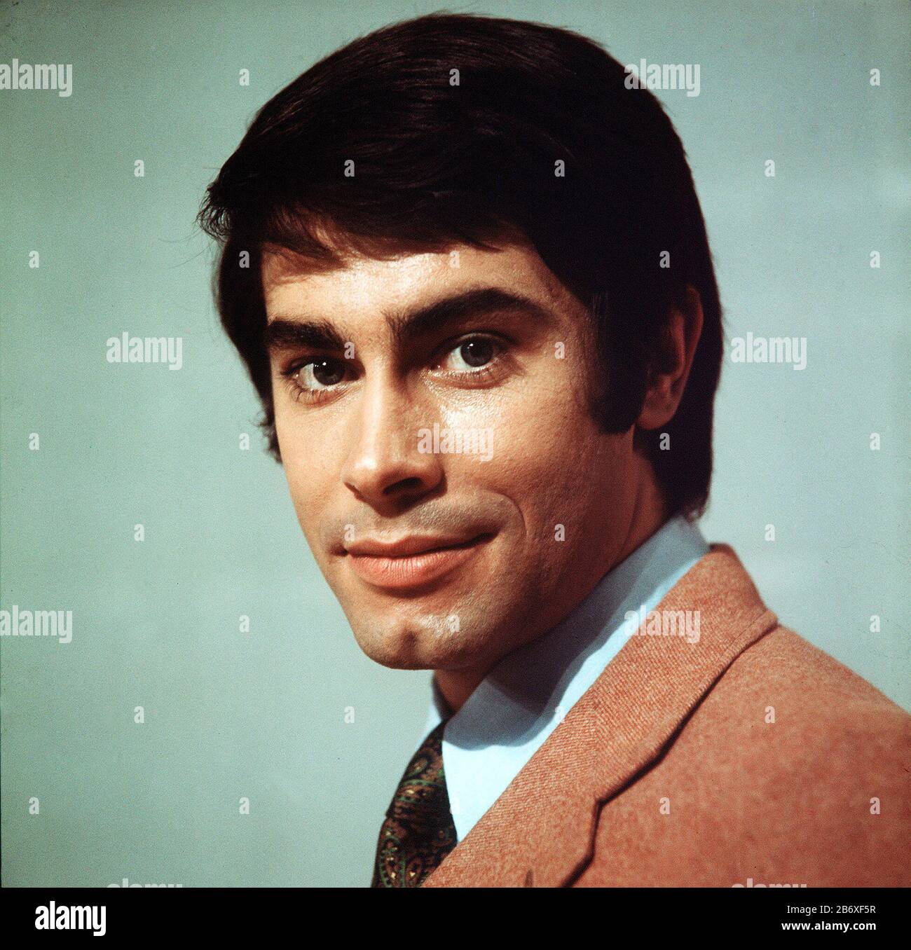 Porträt vom Sänger ROY BLACK, Deutschland 1980er. Portrait of the ...