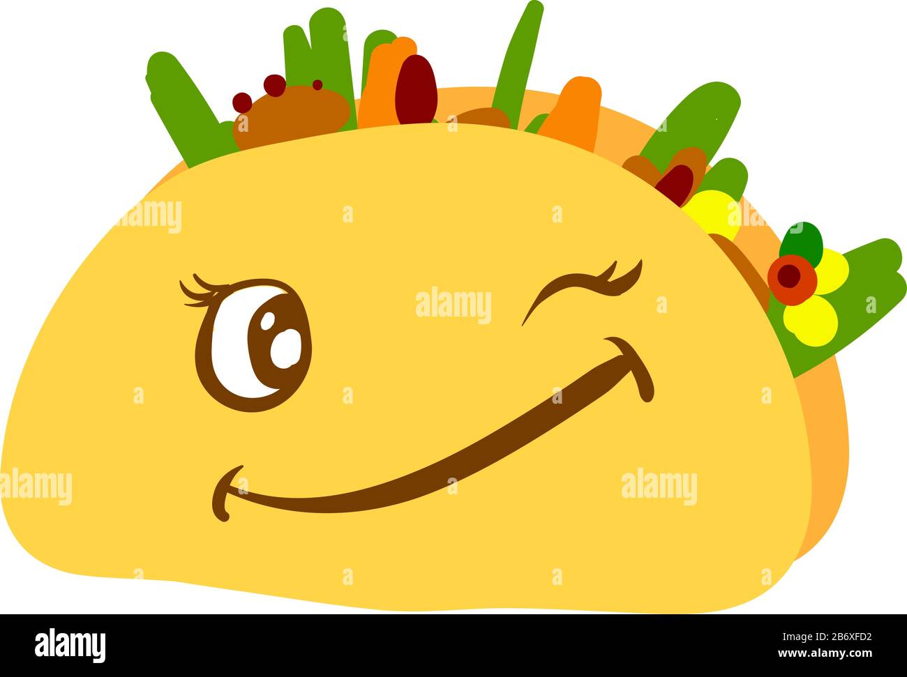 Seamless fast food background Cut Out Stock Images & Pictures - Alamy