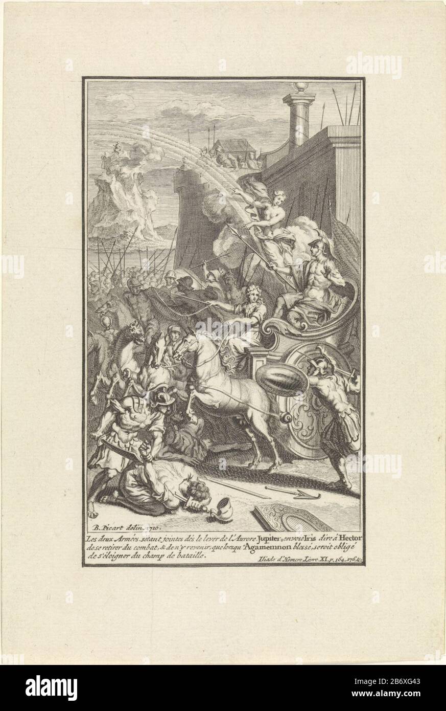 Jupiter zendt Iris naar Hector Jupiter sends the goddess Iris, who ...