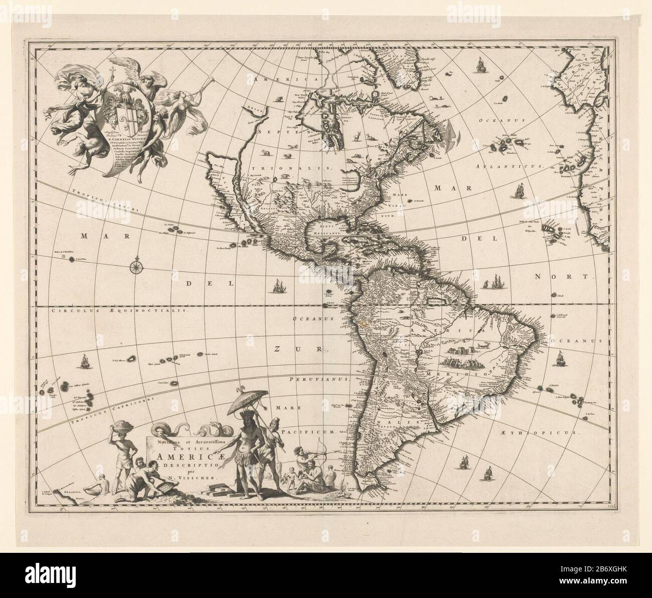 North america map 17th hi-res stock photography and images - Alamy