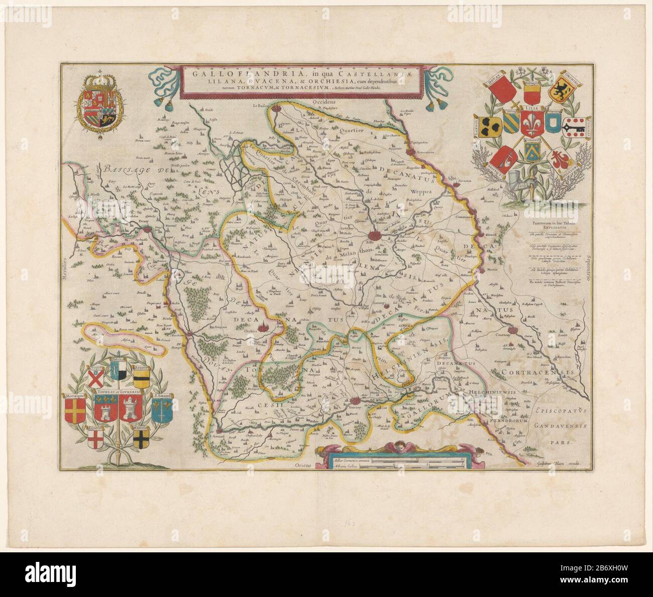 Tournai map hi-res stock photography and images - Alamy