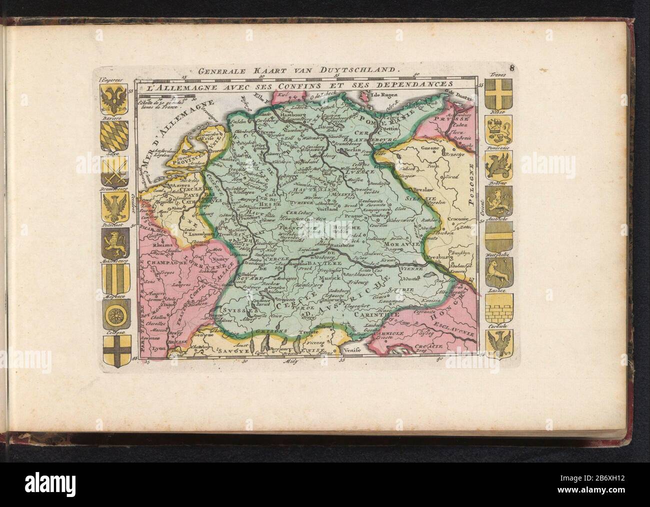 Map of europe 1700 hi-res stock photography and images - Alamy