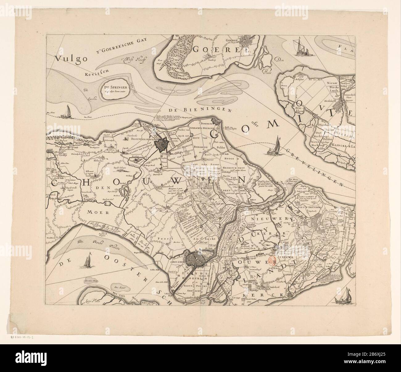 Map of zeeland hi-res stock photography and images - Alamy