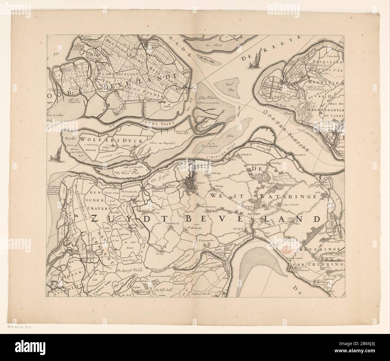 Kaart van zeeland hi-res stock photography and images - Alamy