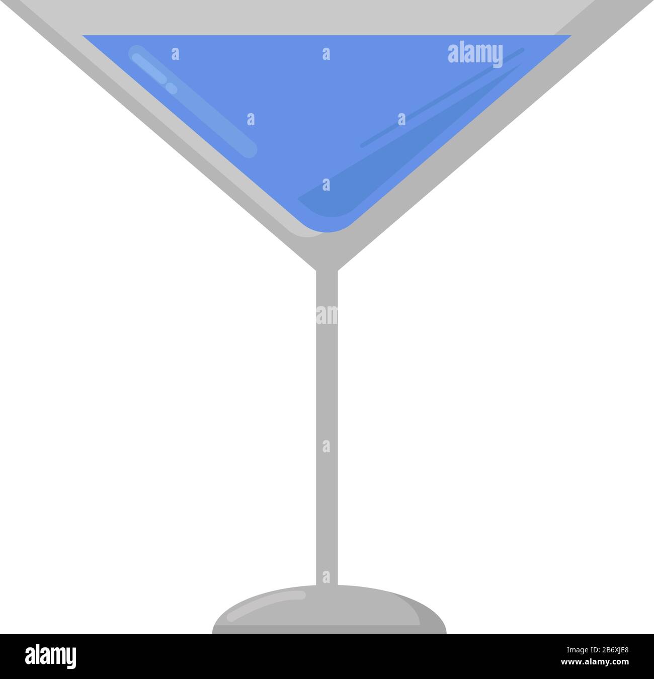 Blue cocktail white Stock Vector Images - Alamy