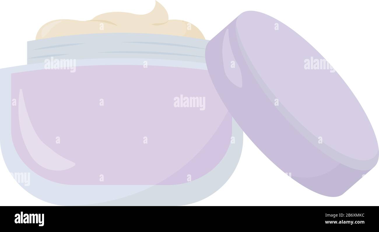 Face cream, illustration, vector on white background Stock Vector Image ...