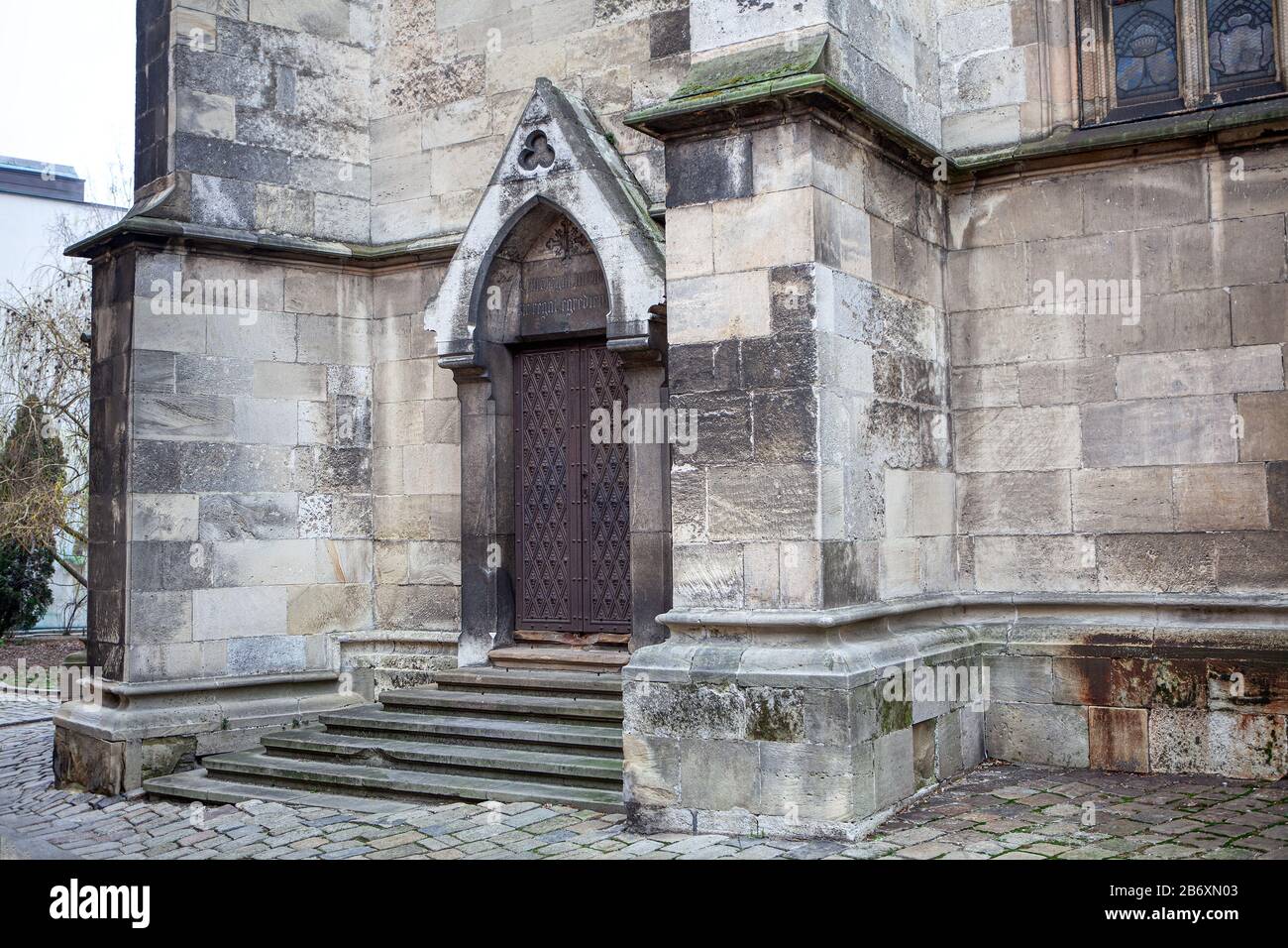 stone church stairs and entrance Stock Photo - Alamy