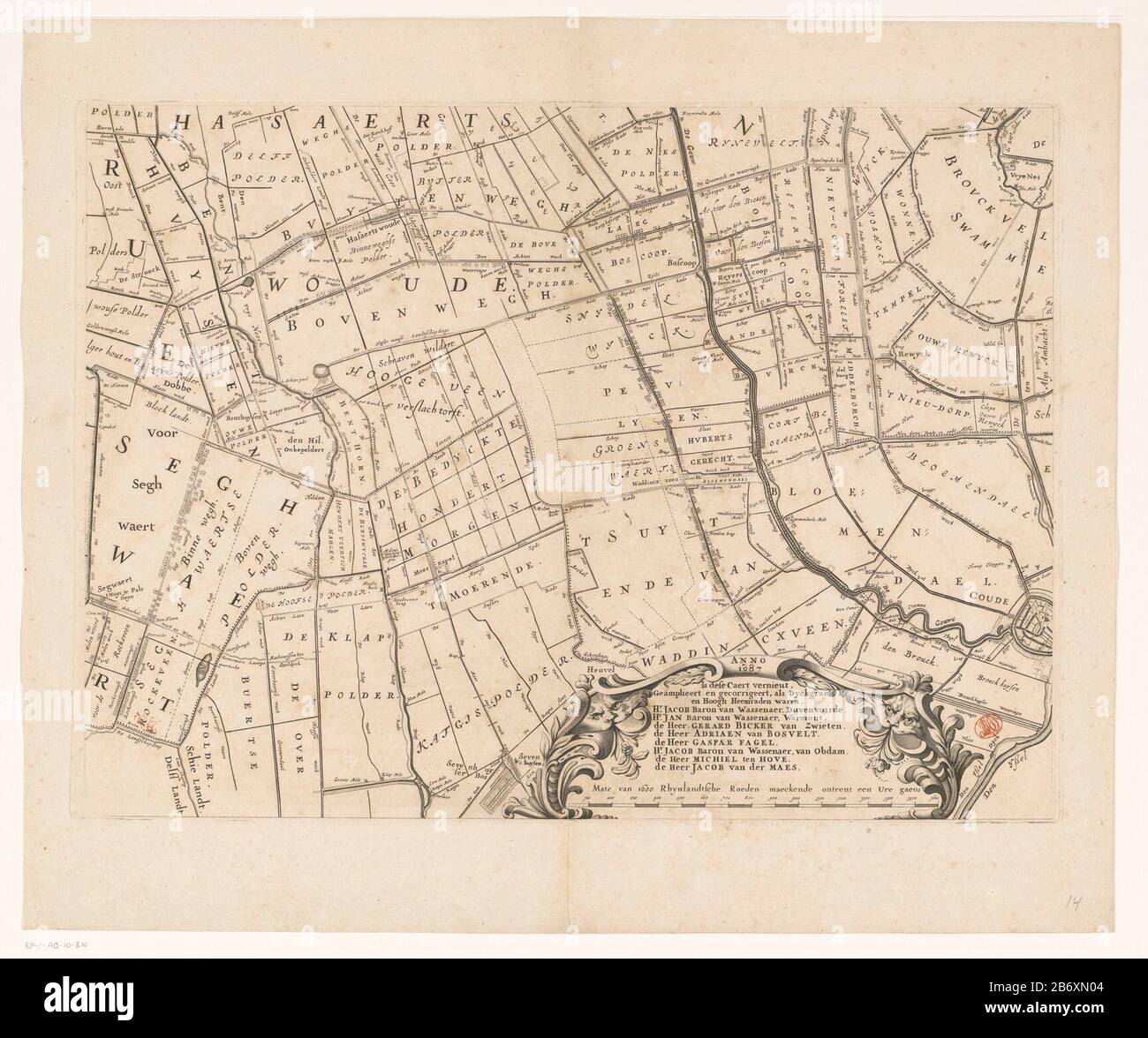 Danckerts map rijnland hi-res stock photography and images - Alamy