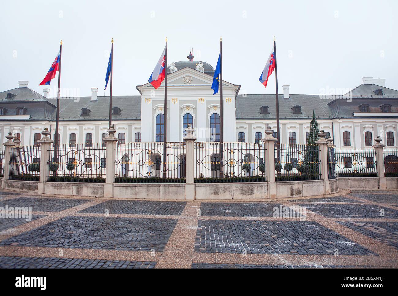 Presidential Palace in Bratislava capital city of Slovakia Stock Photo ...