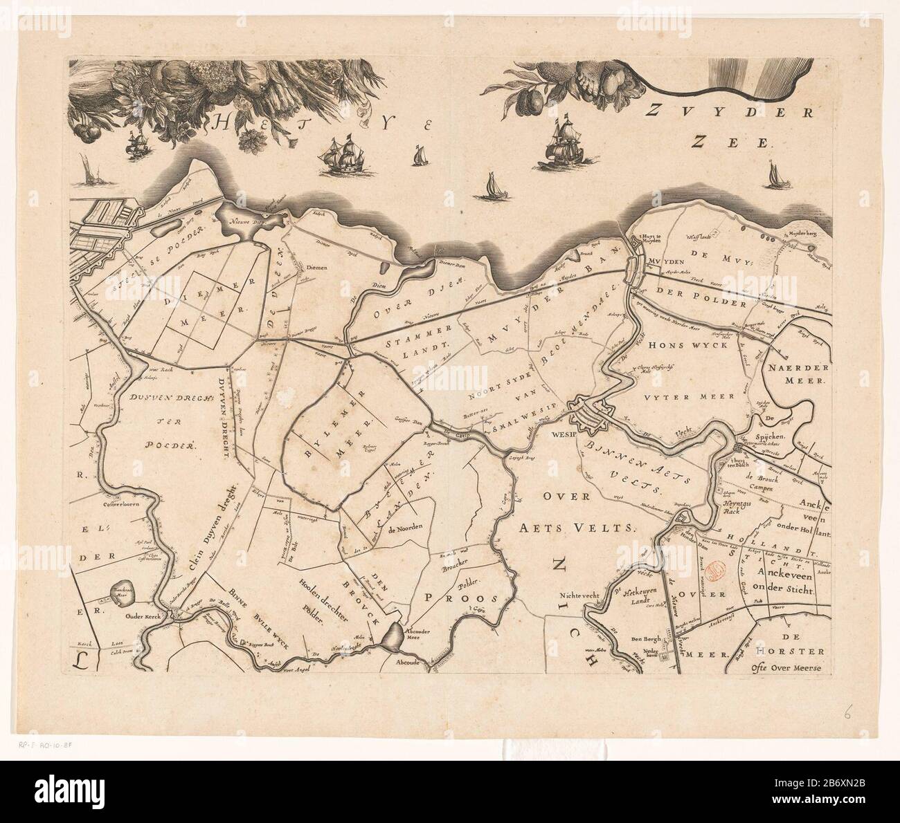 Danckerts map rijnland hi-res stock photography and images - Alamy