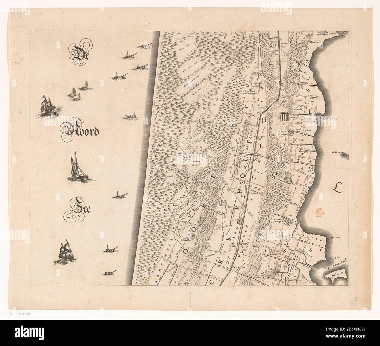 Danckerts map rijnland hi-res stock photography and images - Alamy