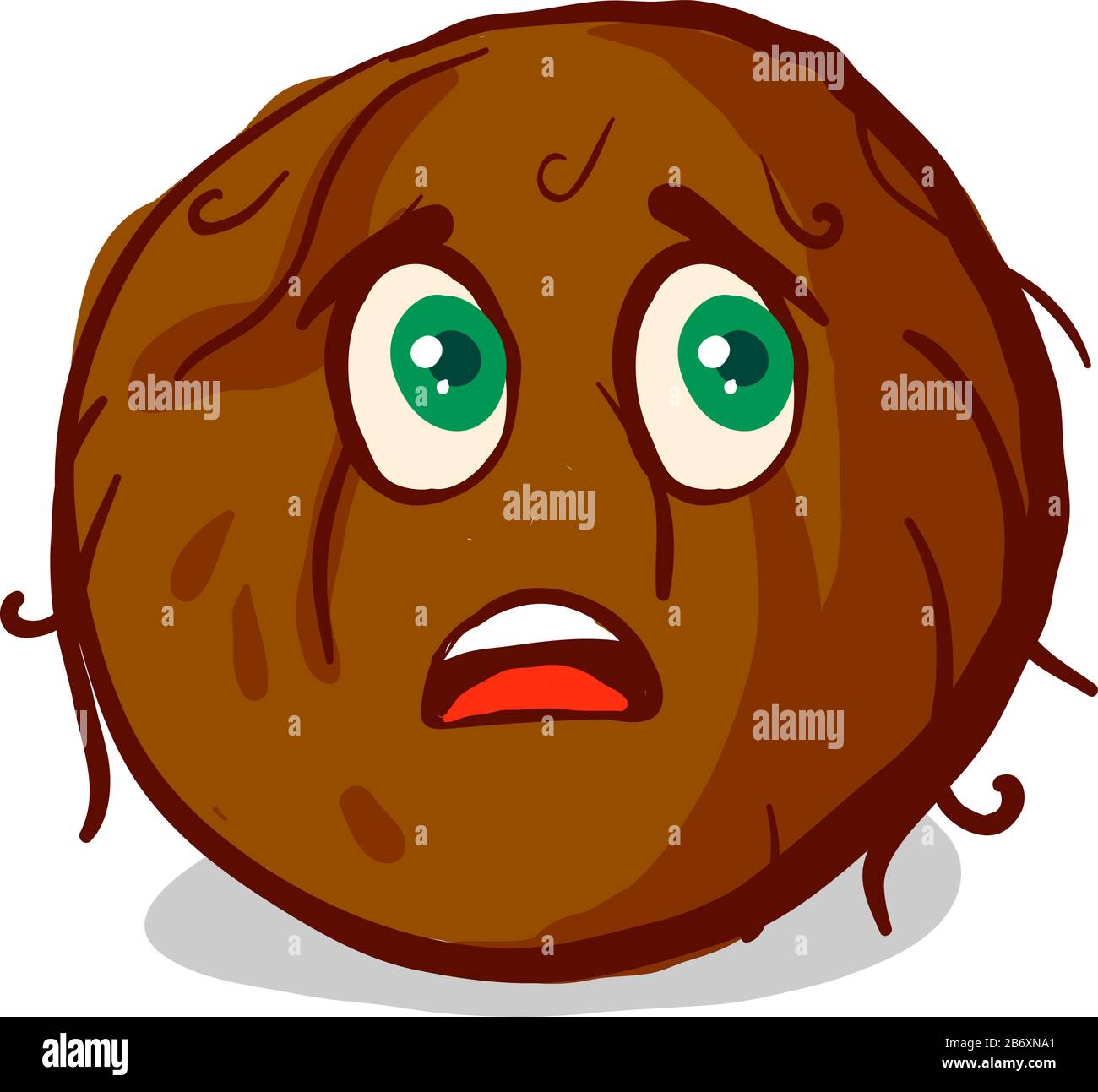 Water coconut coco line Stock Vector Images - Alamy