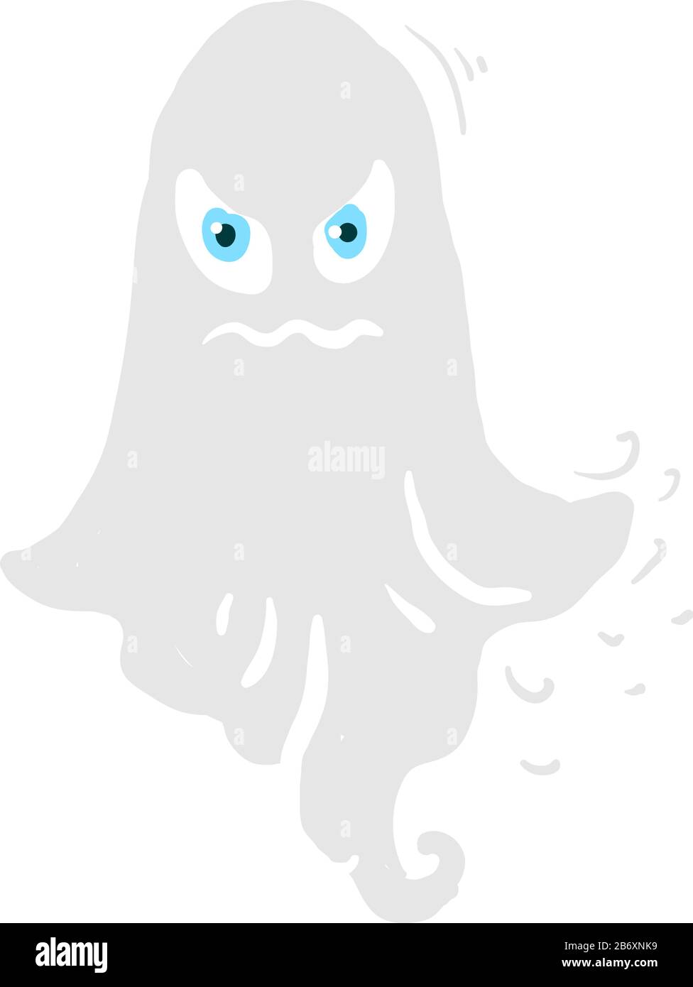 Flat ghost, illustration, vector on white background Stock Vector Image ...