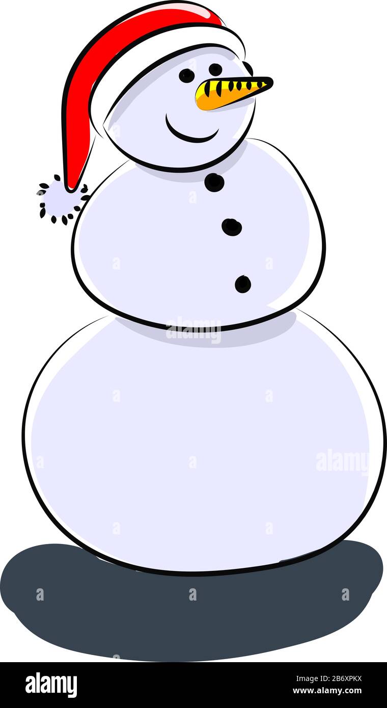 Snowman with hat hi-res stock photography and images - Alamy