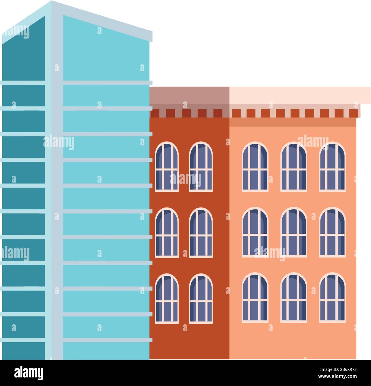 building with windows isolated icon Stock Vector Image & Art - Alamy