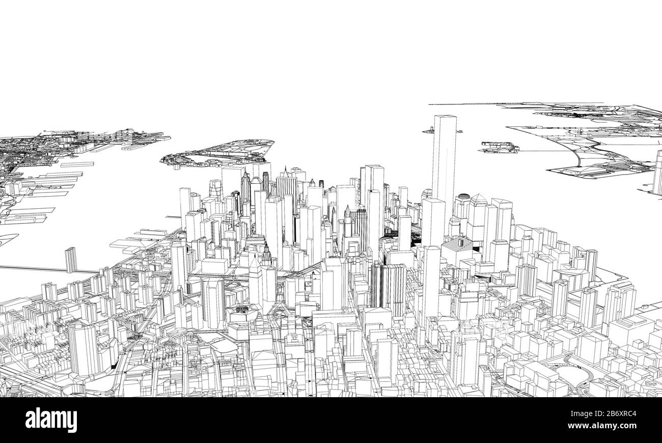 Nyc street map grid hi-res stock photography and images - Alamy