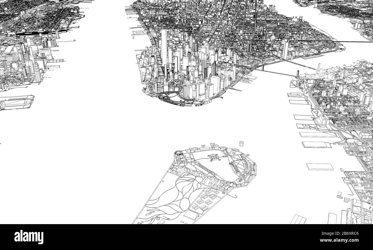 Nyc street map grid hi-res stock photography and images - Alamy