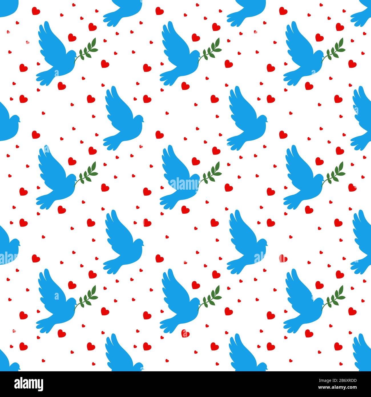 Dove of peace pattern Stock Vector Images - Alamy