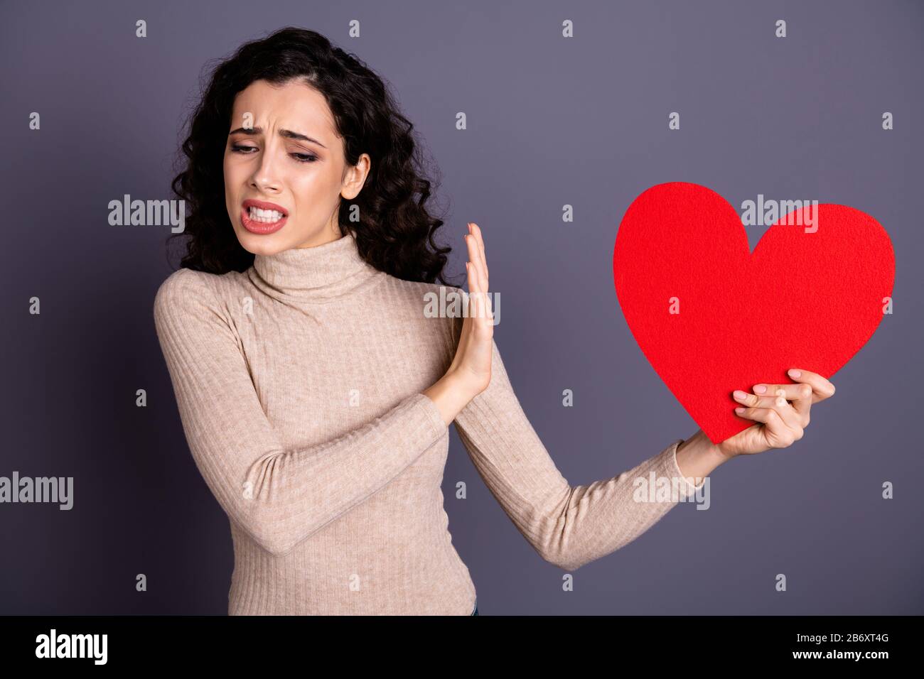 Close up photo beautiful she her lady restriction invitation date prom ...